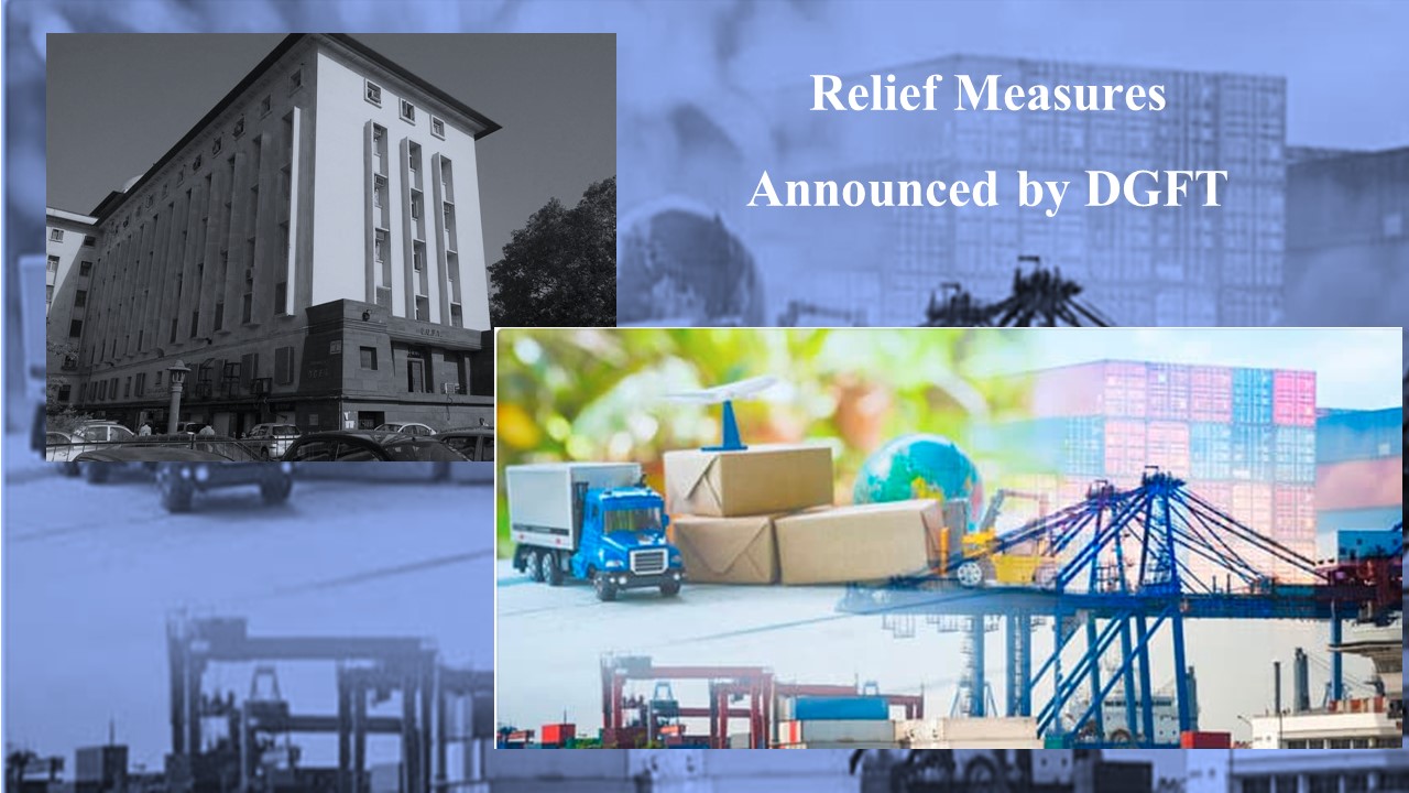 Relief measures announced by DGFT - IBA